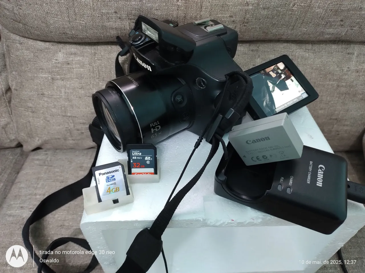 "camera fotografica canon" - Câmeras e Filmadoras no Brasil