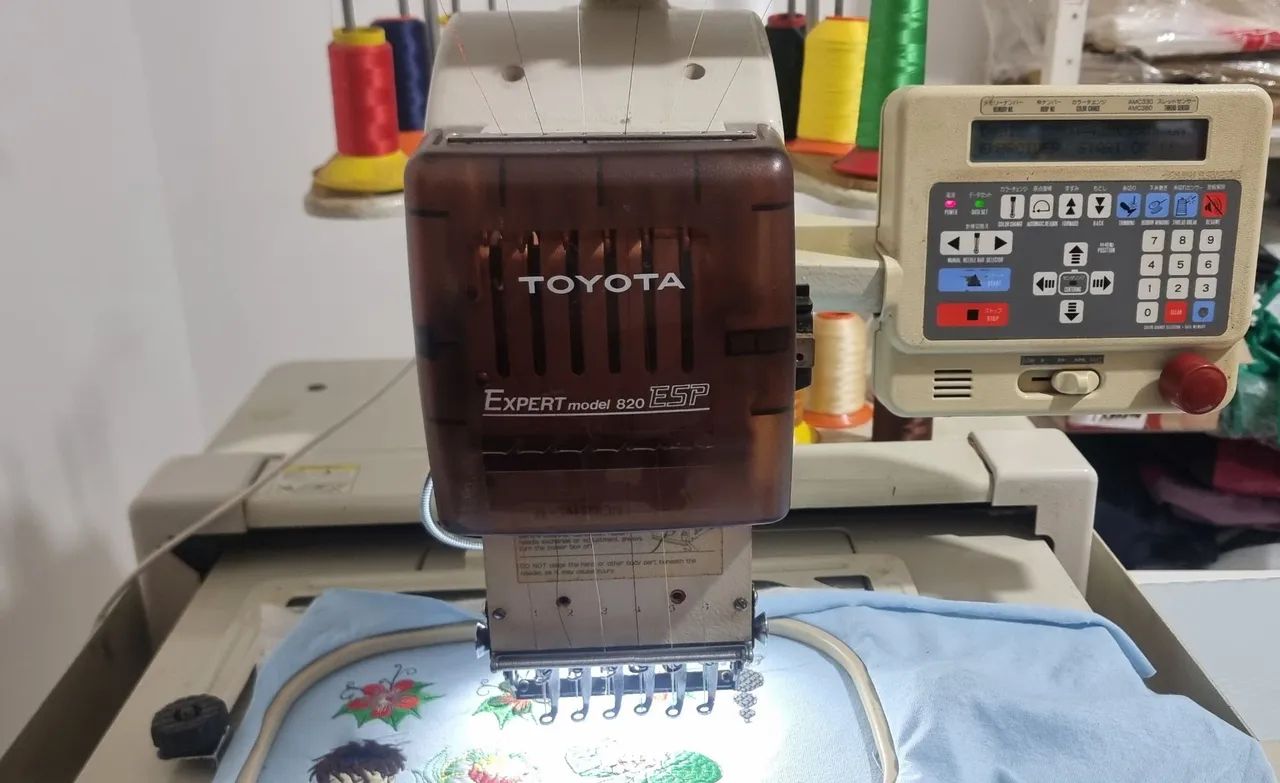 BORDADEIRA TOYOTA 6 AGULHAS - Máquinas para produção industrial - Nova ...