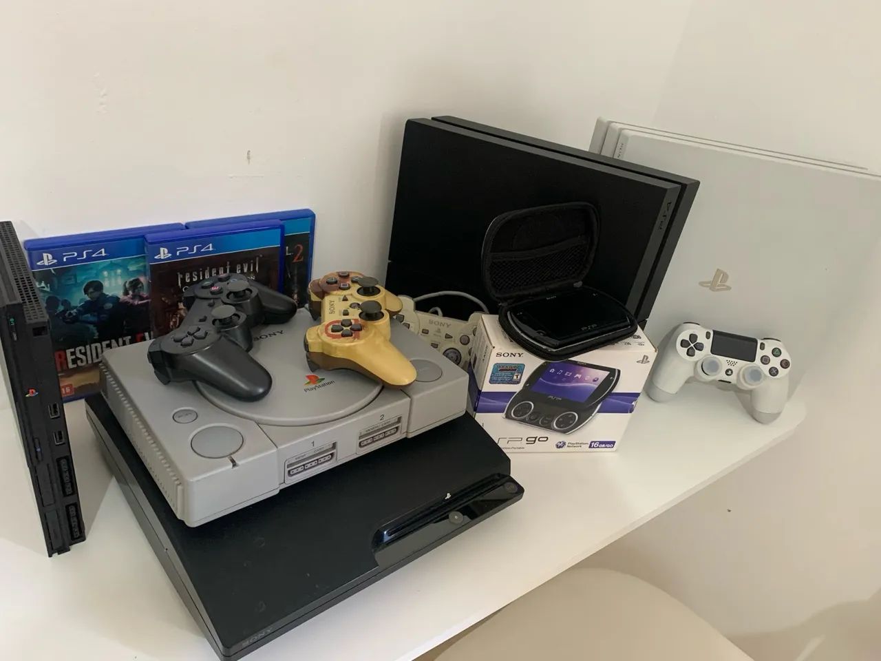 Combo de Consoles Playstation PS1,PS2,PS3,PS4 FAT,PS4 PRO, PSP GO ...