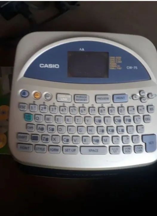 Impressora de etiquetas Casio CW-75 - Periféricos e Acessórios de ...