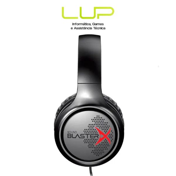 (LOJA FÍSICA) Headset Gamer Creative Sound Blaster X H3, P2, Preto ...