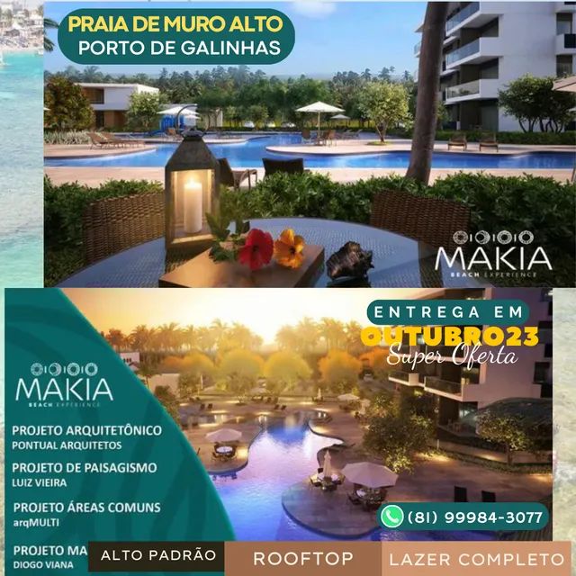 Flats em Muro Alto Porto De Galinhas | +350 anúncios na OLX Brasil