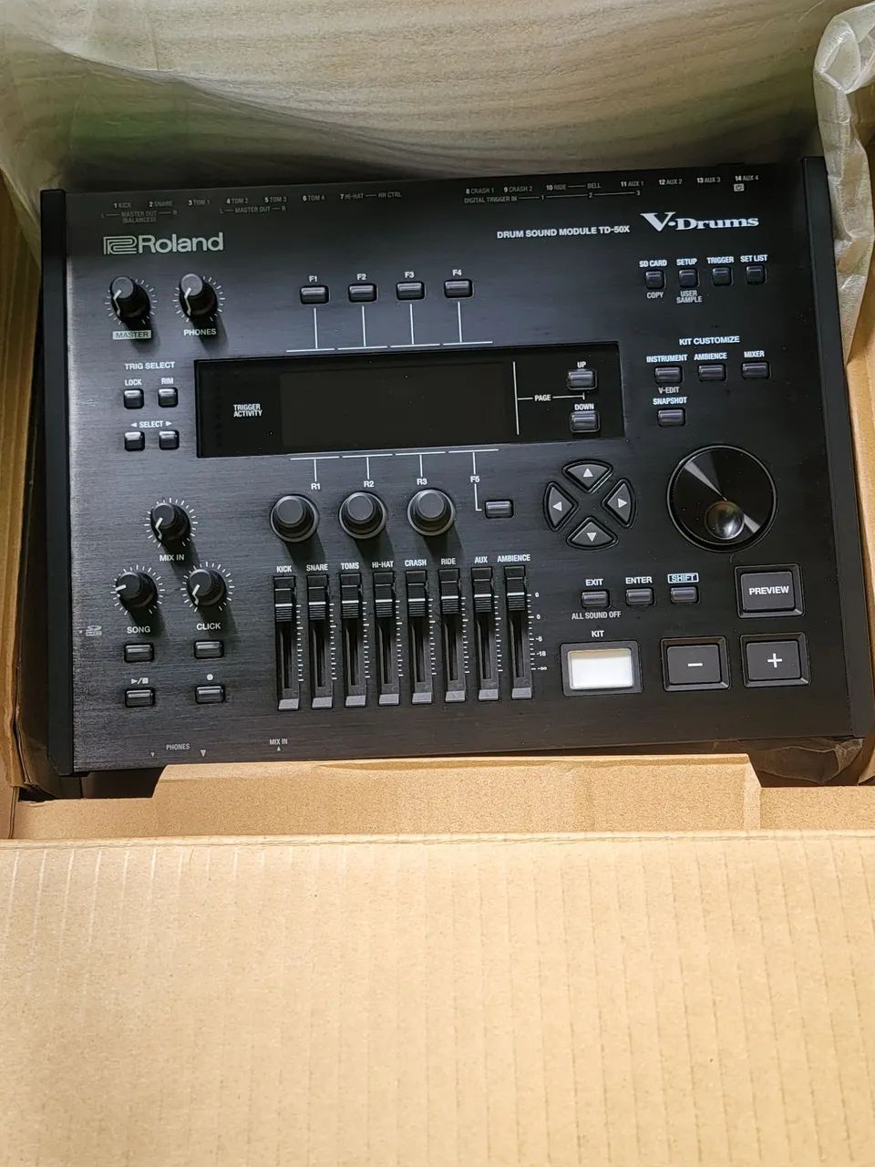 BAIXEI! Roland TD50X nova! Módulo de Bateria Eletrônica Roland TD-50X V ...