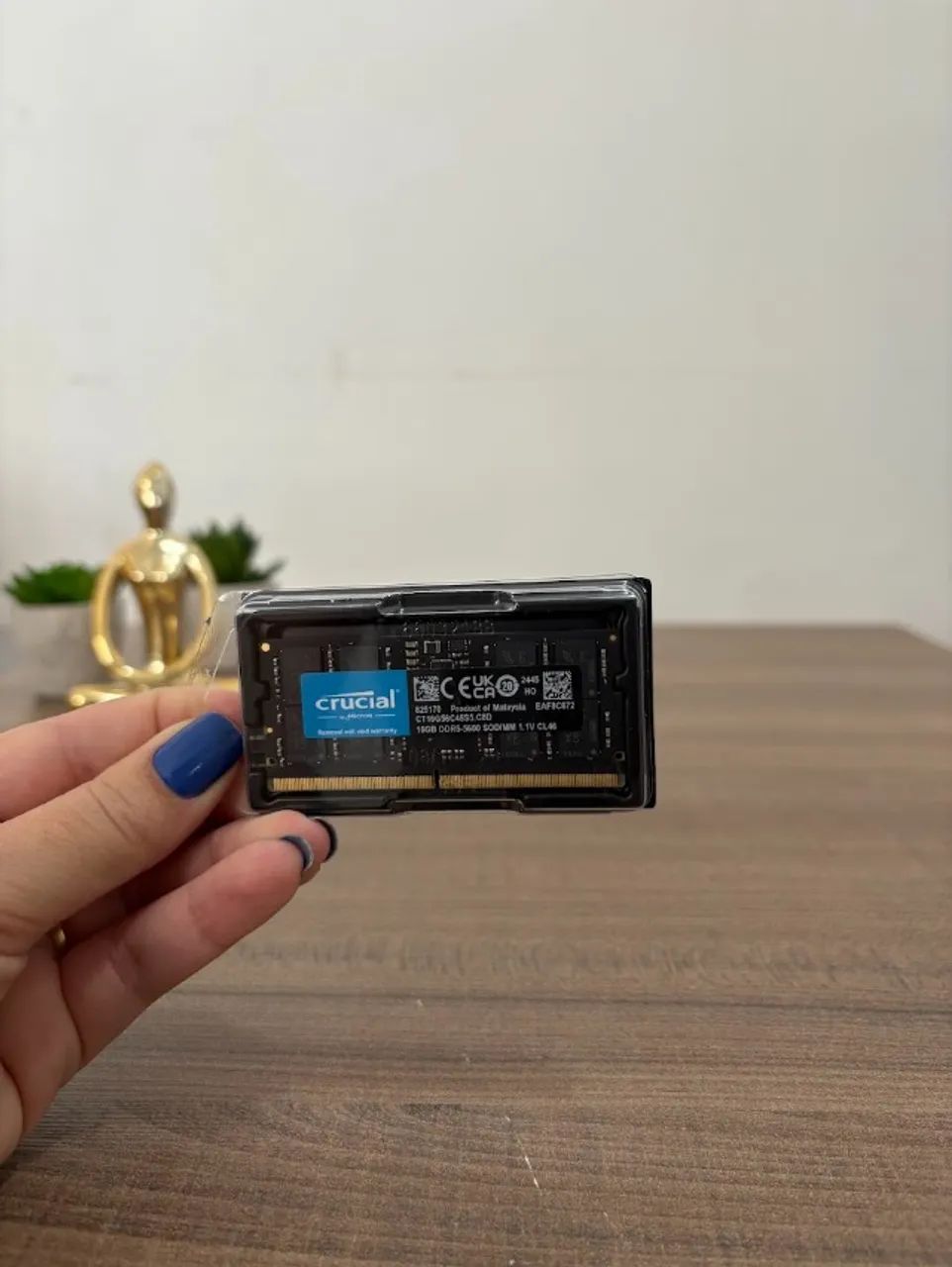 Memoria RAM DDR5 notebook 5600 16gb Crucial - Memória RAM - Novo Mundo ...