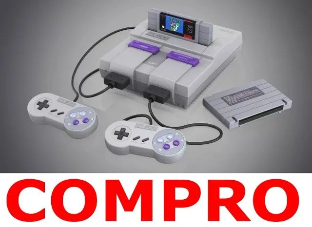 "super nintendo antigo" no Brasil