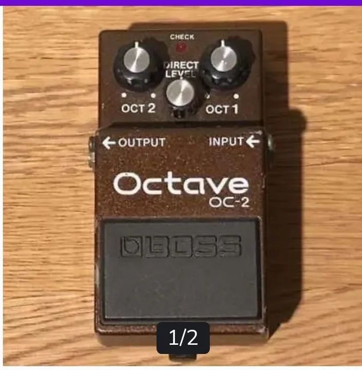 Pedal Oitavador Boss Octave Oc2 (menor valor) - Instrumentos musicais ...