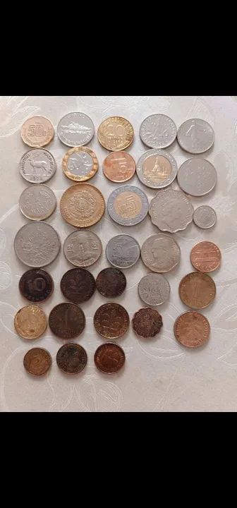 33 moedas antigas variadas - Antiguidades - Cidade Morumbi, São José ...