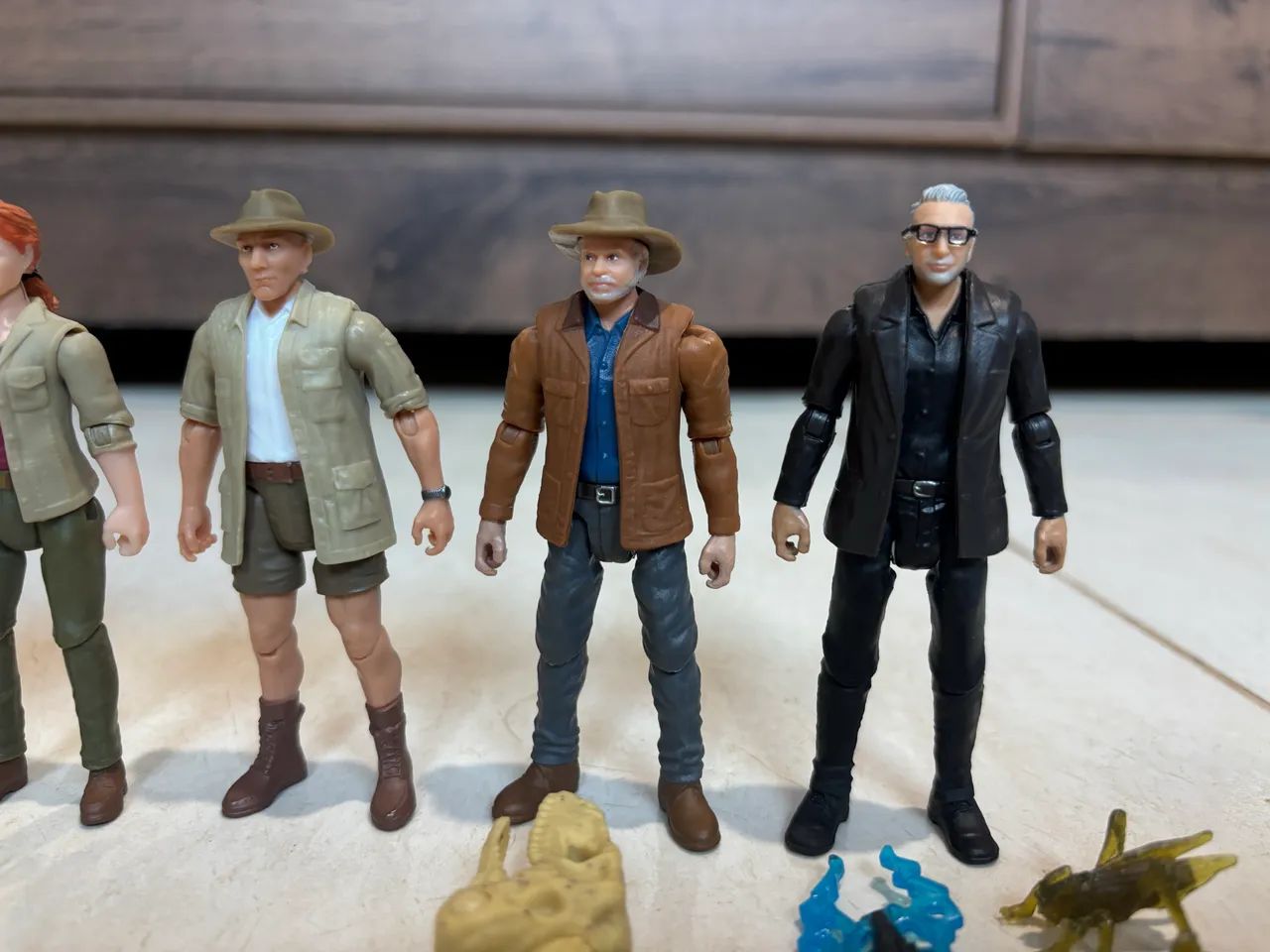 Jurassic World Mattel Robert, Dr. Allan, Dr. Ian, Dr. Sara e Roland ...