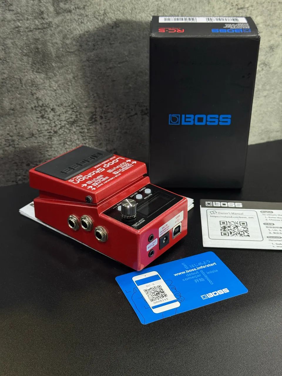 Pedal de efeito Loop Boss Rc5 Rc-5 Loopstation - Estado de Novo ...