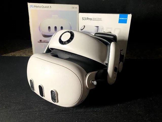 Meta Quest 3 + BOBOVR S3PRO + Cabo Link - Completo, Conservado e Pronto ...