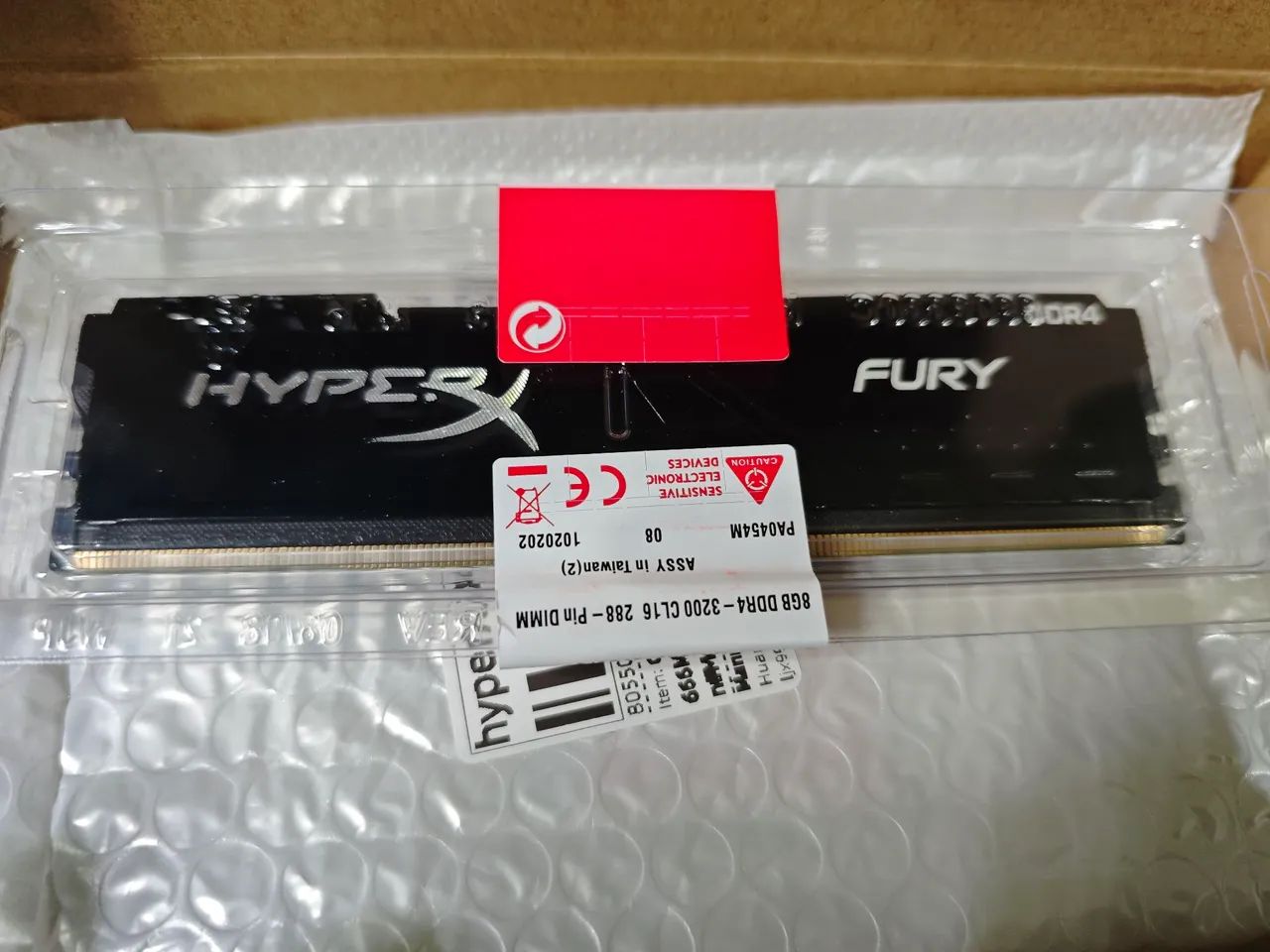 Memória ram DDR4 hyperX Fury 2x8gb 3200Mhz - Memória RAM - Vila Nossa ...