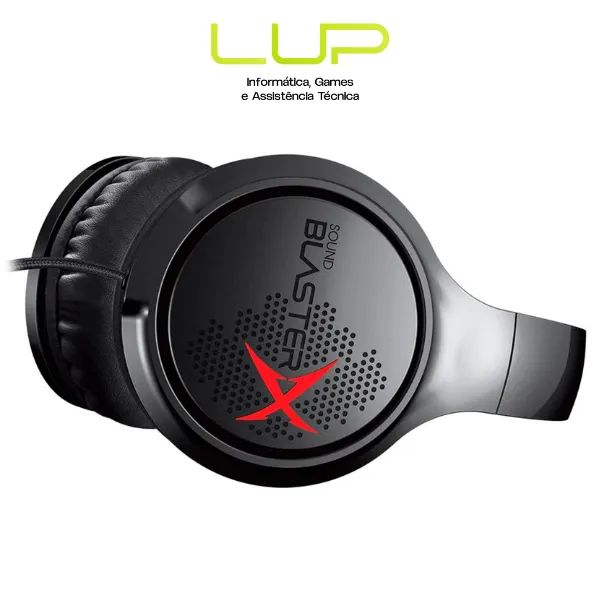 (LOJA FÍSICA) Headset Gamer Creative Sound Blaster X H3, P2, Preto ...