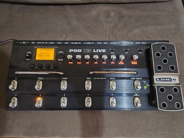 "pedaleira pod x3" no Brasil