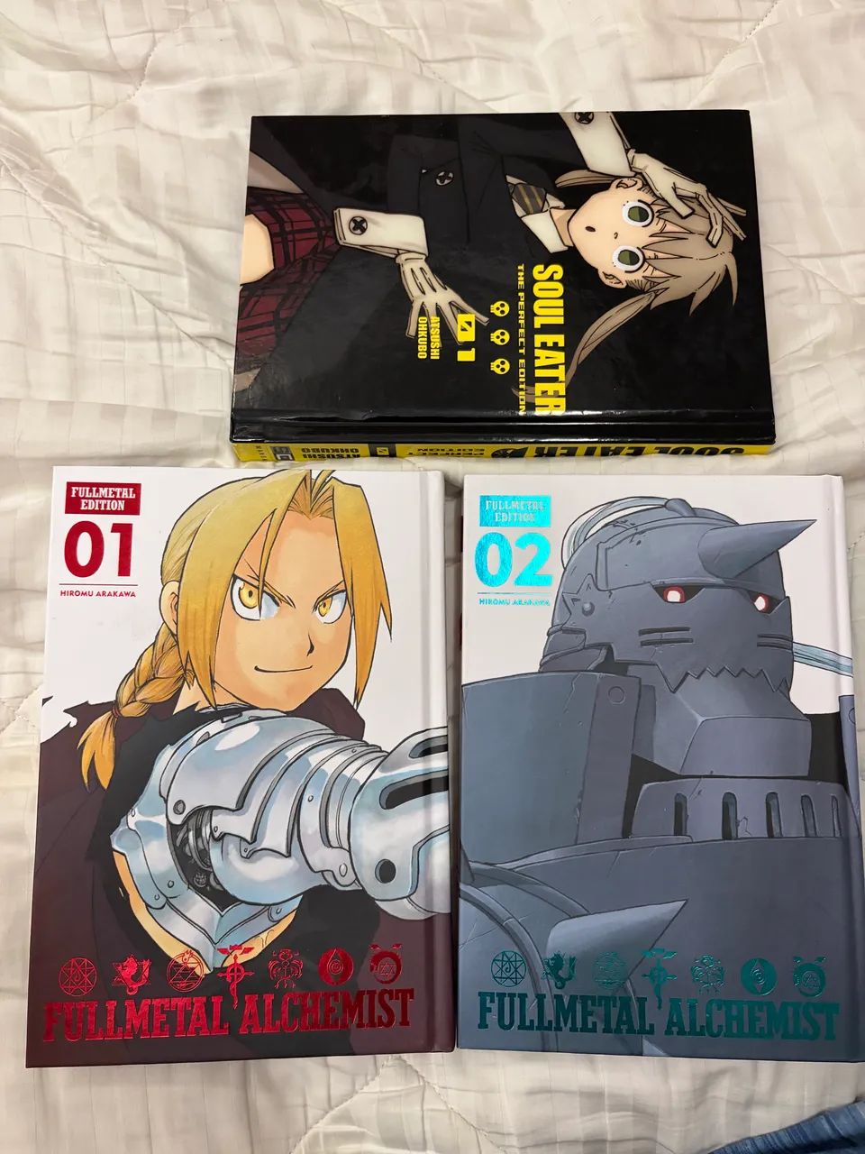 Pacote de Mangá Soul Eater vol 1 , Fullmetal Alch vol 1 e 2, Berserk ...