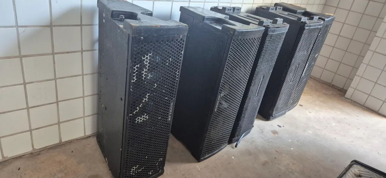Caixas ativas tipo Line array Attack/Oneal - Aparelhos de Som - Turu ...