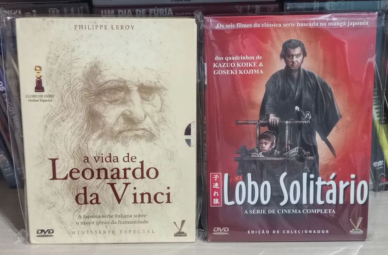 DVDs - A Vida de Leonardo da Vinci e Lobo Solitário - CDs, DVDs etc - Água Verde, Blumenau ...