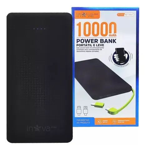 "power bank inova 10000mah" no Brasil