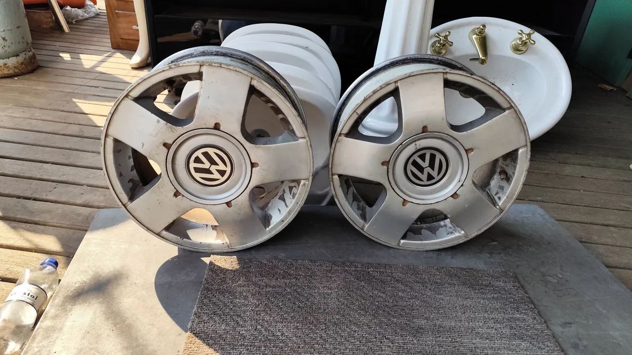 Rodas VW originais 14 polegadas - Carros, vans e utilitários - Vila Albertina, São Paulo ...