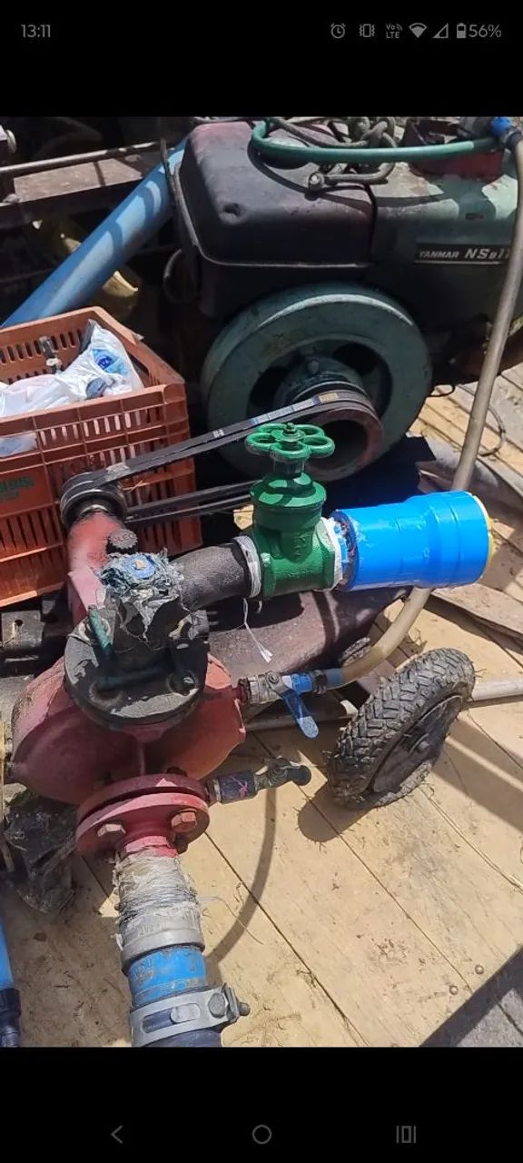 Pacote de canos e motor Roça completa - Tratores e máquinas agrícolas ...