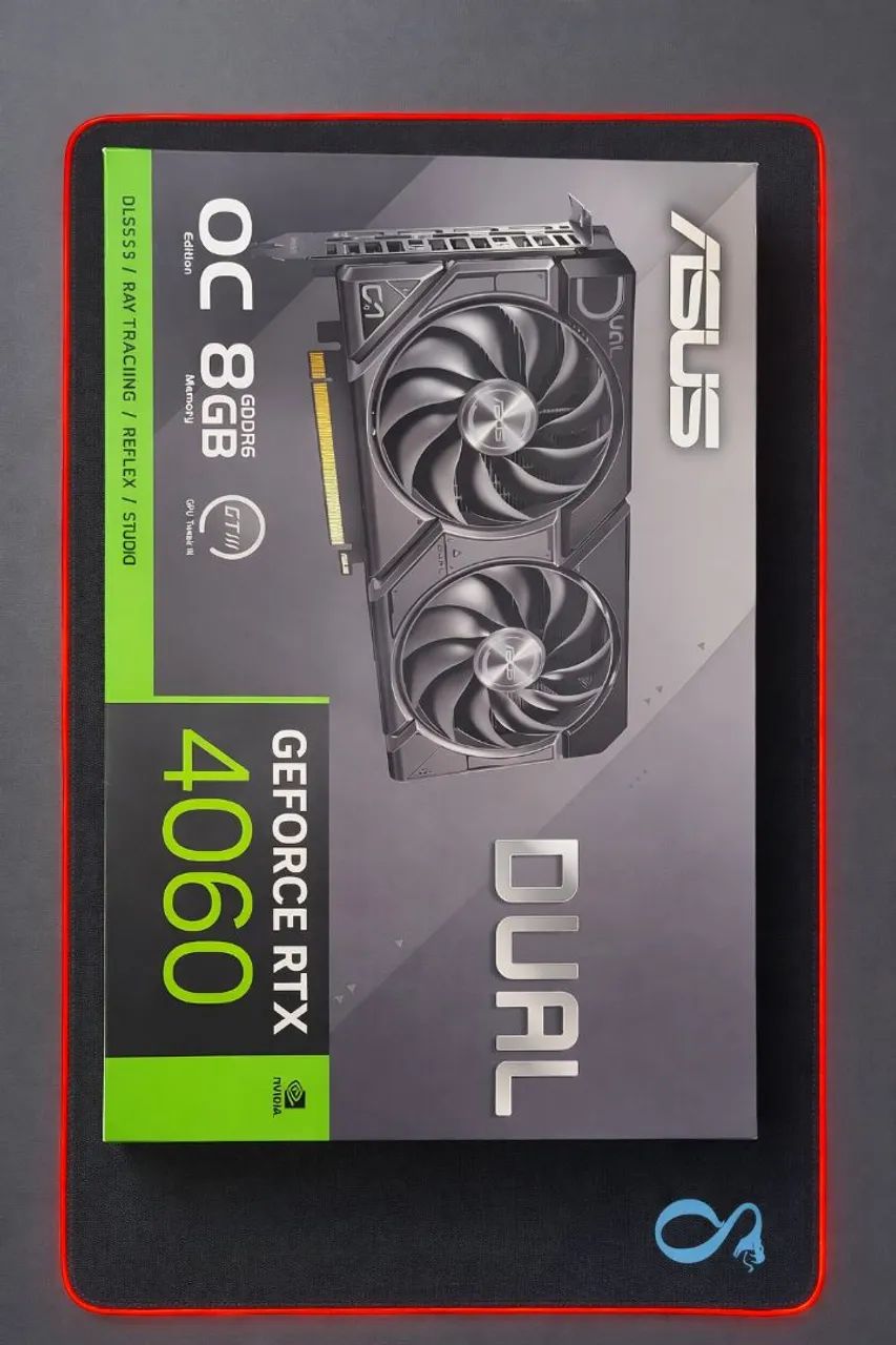 Placa de Vídeo Asus Dual RTX 4060 OC 8Gb - Placas de Vídeo - Itapaci ...
