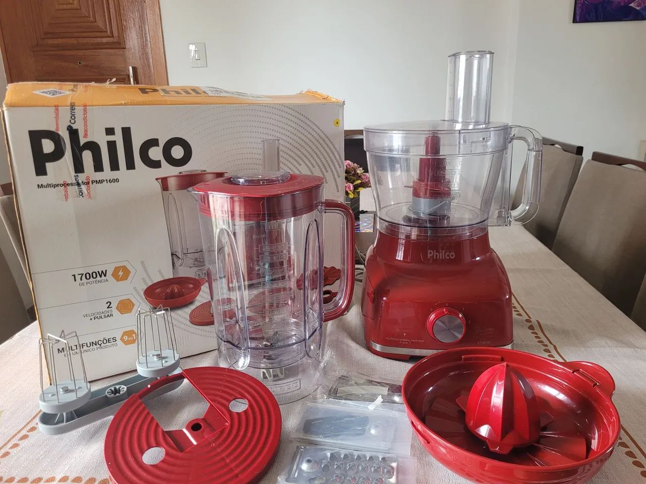 Multiprocessador philco 1700w 9 em 1 - Eletroportáteis Para Cozinha e ...