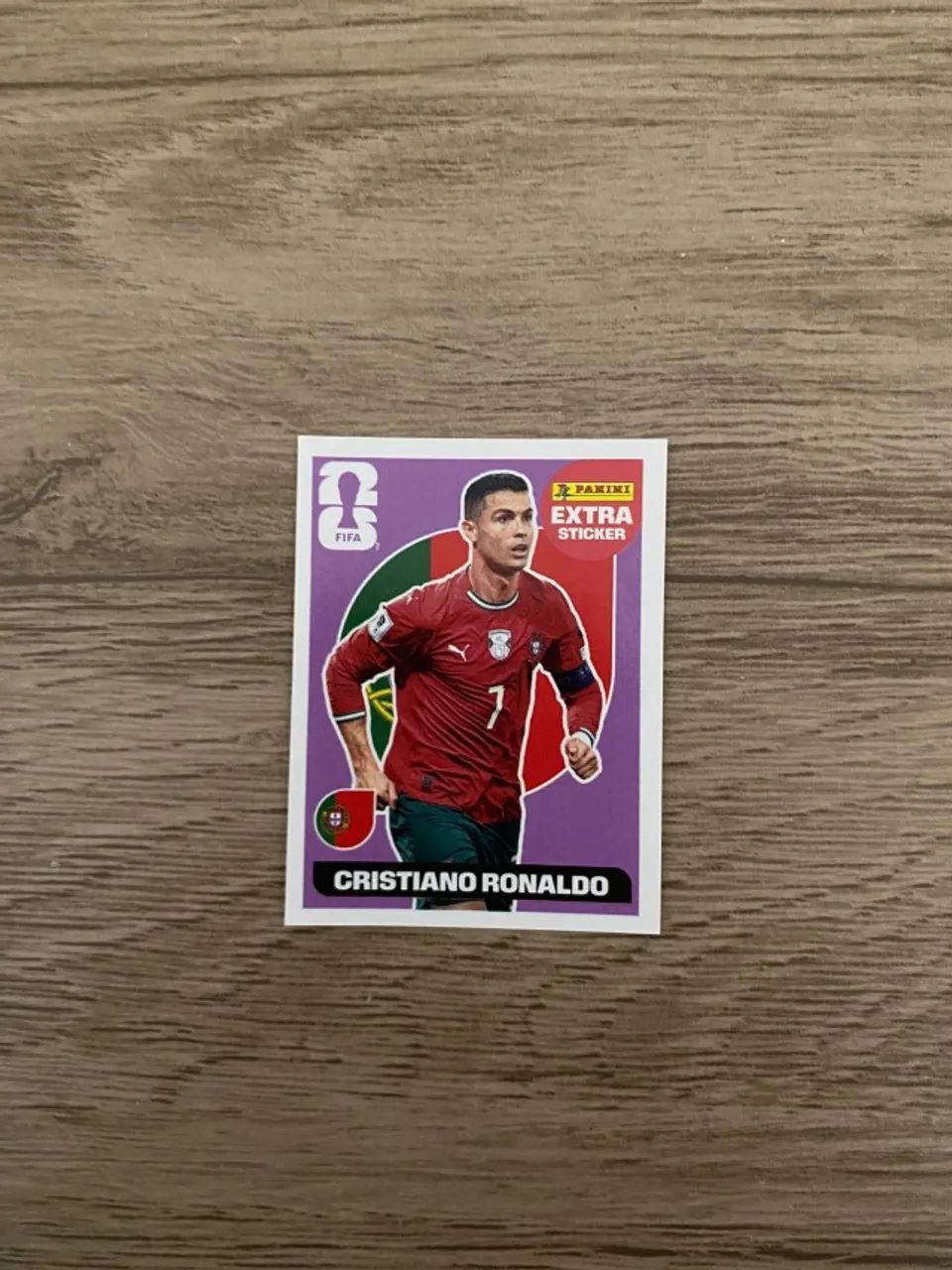 Figurinha Cristiano Ronaldo (CR7) Extra Sticker - Figurinhas da Copa ...