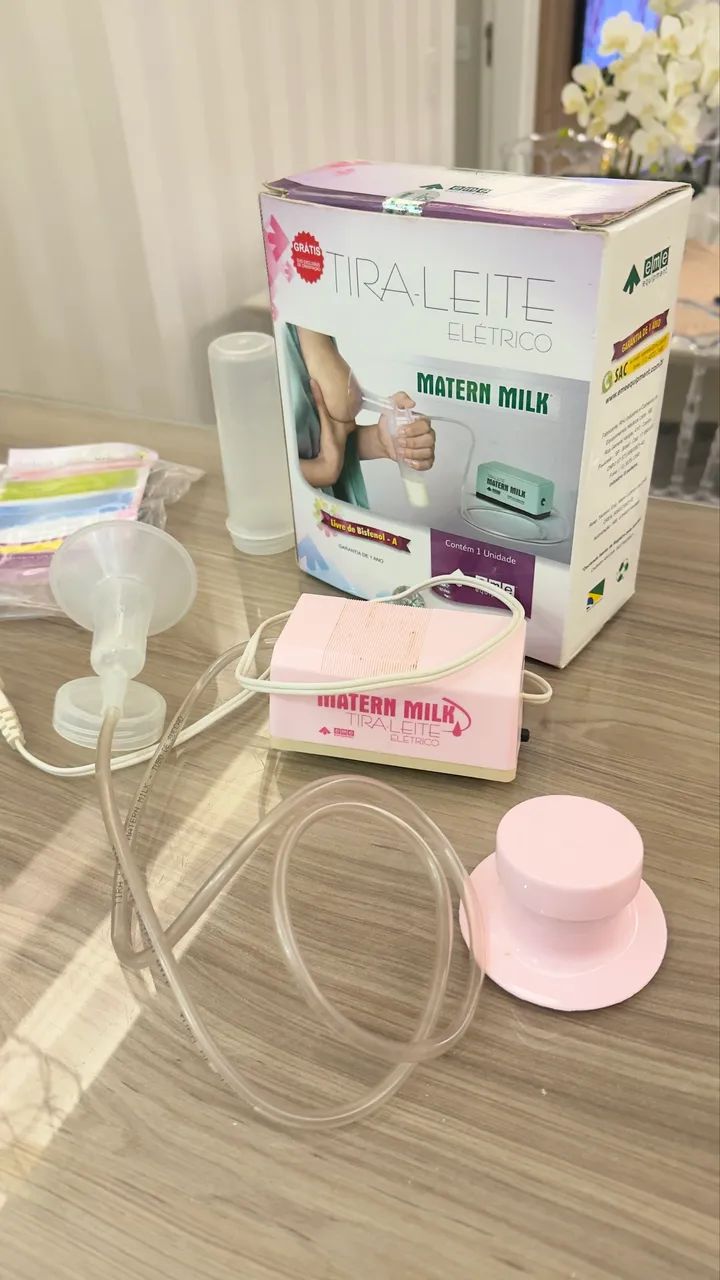 Bomba Tira Leite Elétrica 220V - Rosa - Matern Milk - Equipamentos ...