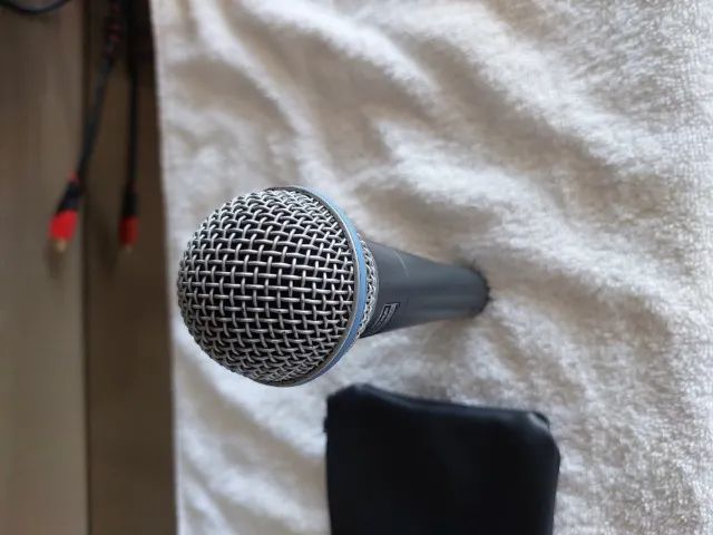 Microfone Shure Beta 58A Original - pouquíssimo uso - um dos mais respeitados no mundo ...