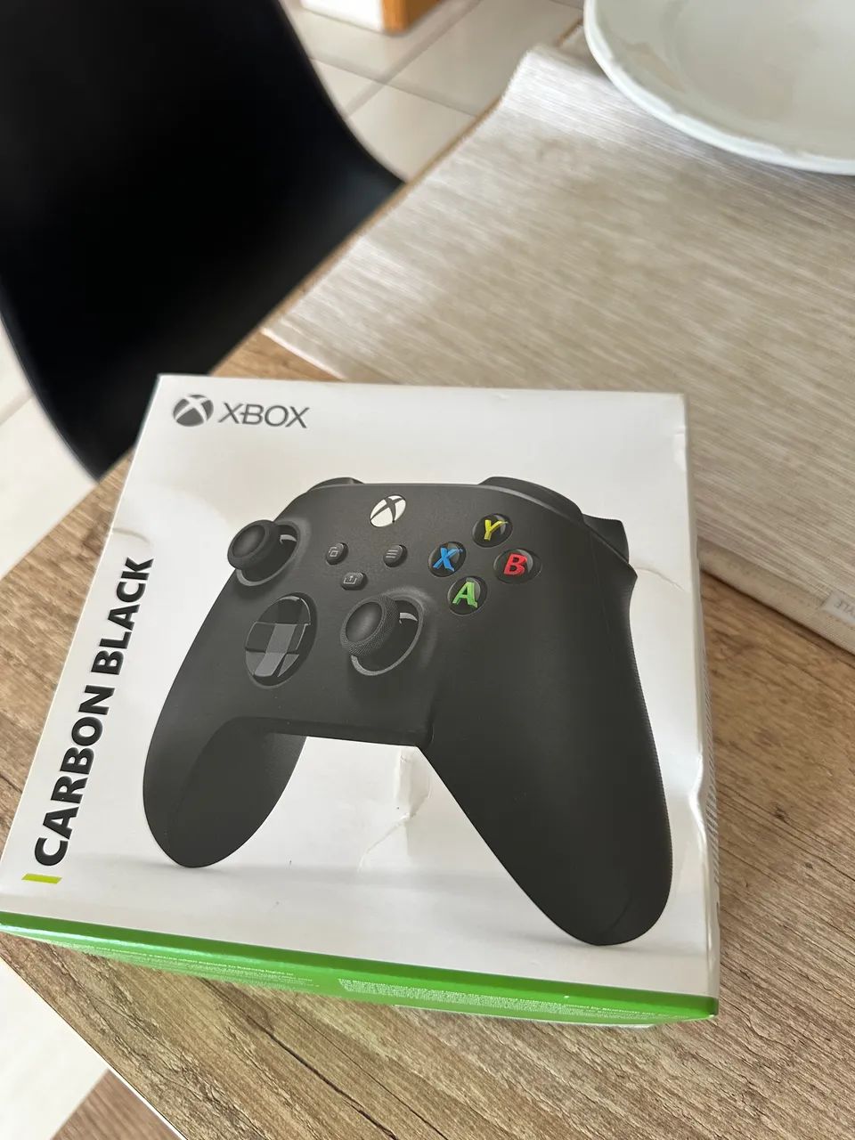 Controle XBOX Carbon Black - Peças e Acessórios de Vídeo Game - Santa ...