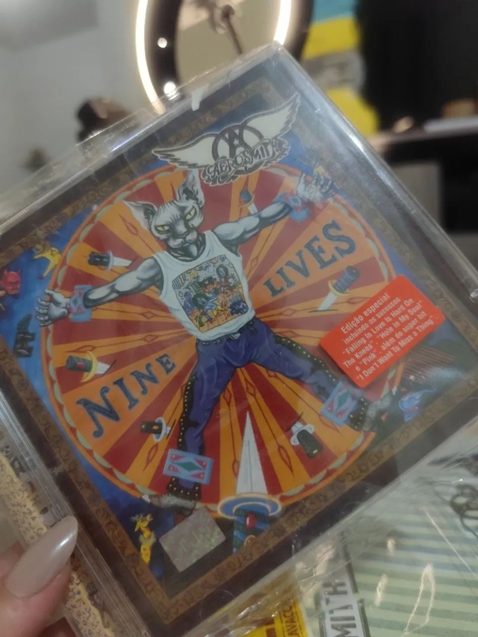 Lote 4 CDs Rock - Iron Maiden, Aerosmith, Neil Young - NOVOS (Sem lacre ...