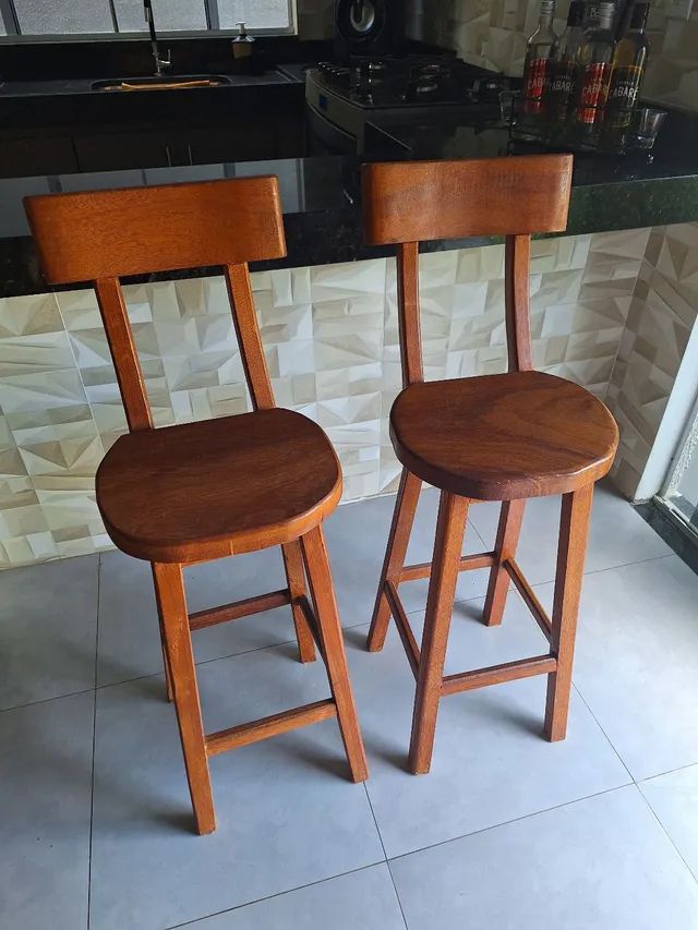 "banquetas de madeira rustica" no Brasil