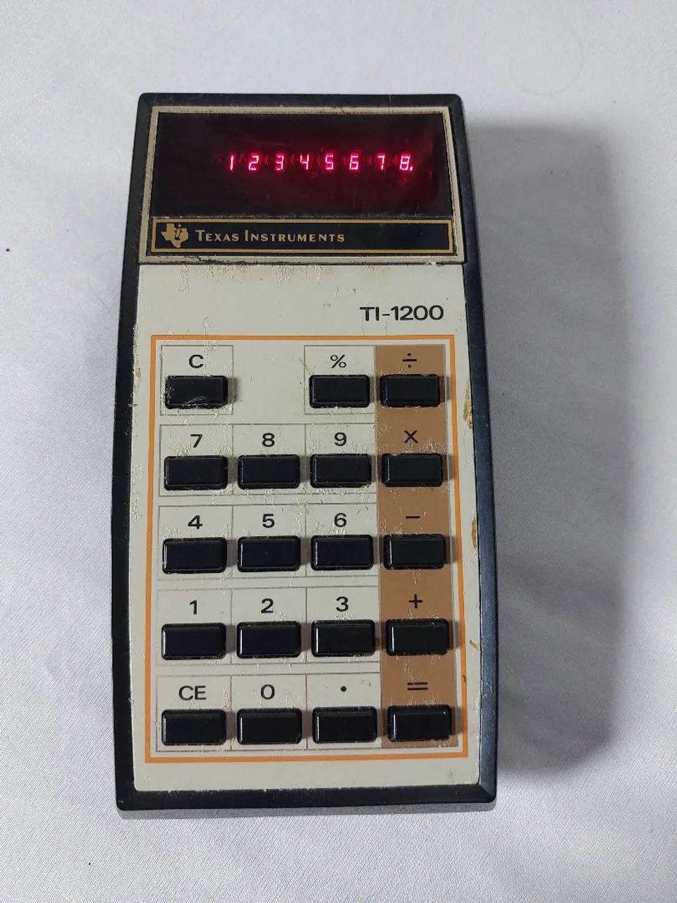 Calculadora Texas Instruments TI-1200 - Vintage - 1977 - Itens Para ...
