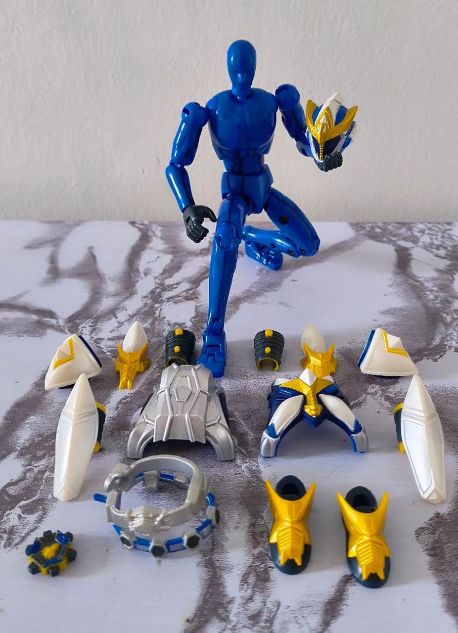 RARO Action Figure Herói Ryukendo, Takara Action Hero-Pro, Mandan Senki ...