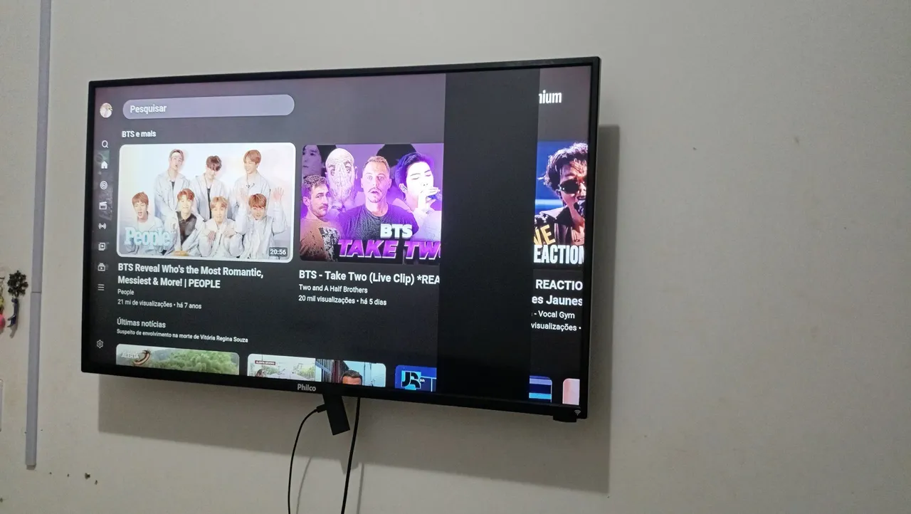 "televisao 38 polegadas smart" no Brasil