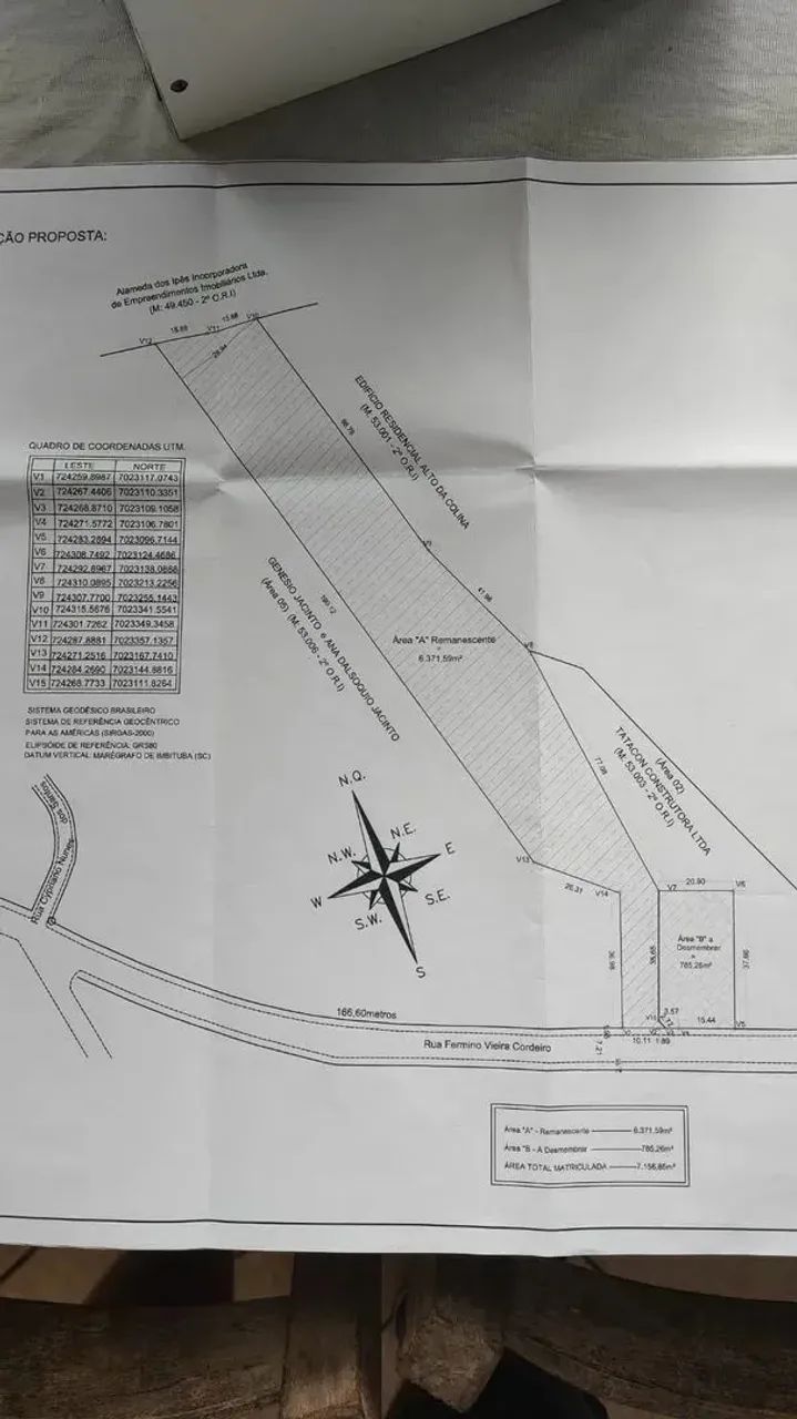Lote em Rua Fermino Vieira Cordeiro - Espinheiros - Itajaí/SC ...