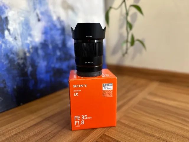 Lente Sony 35mm f1.8 Sem Uso na Caixa Full Frame e Crop - Acessórios ...