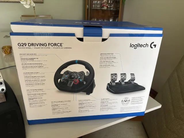 Volante Logitech G29 Driving Force para PS5, PS4, PS3 e Pc - Peças e ...