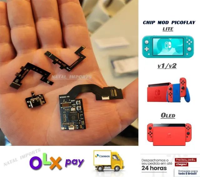 "chip nintendo switch" no Brasil