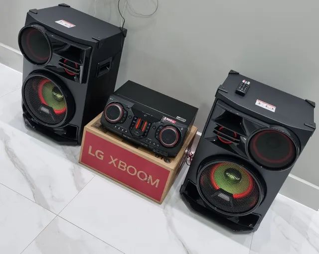 "mini system lg xboom" no Brasil