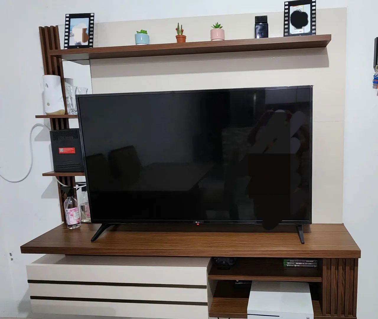 Móvel para TV 55 polegadas Completo com Prateleiras e Nichos - Racks e Painéis - Jardim das ...