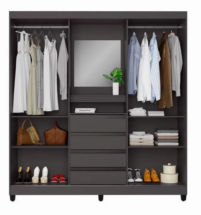 Guarda Roupa de Casal 3 Portas com Espelho Armarios e Guarda Roupas Mangabeira Joao Pessoa 1368838331 OLX