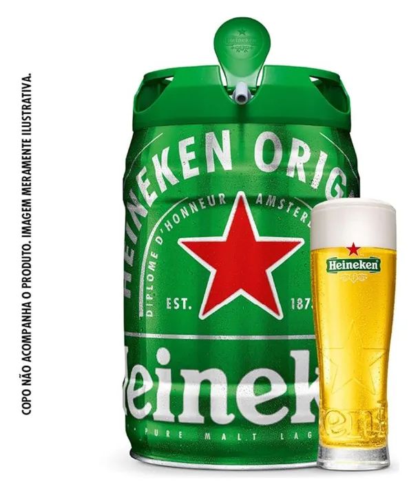 Barril de Chopp Heineken Original 5 Litros - Gastronomia e Hotelaria ...