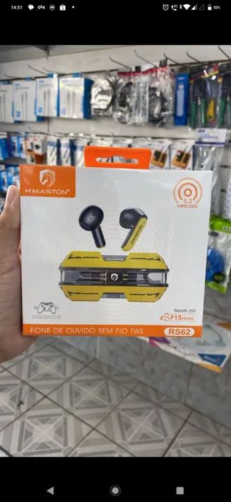 Fone de Ouvido Bluetooth HMASTON RS62 TWS - Novo - Fones de Ouvido - COHAB, Recife 1380153804 | OLX