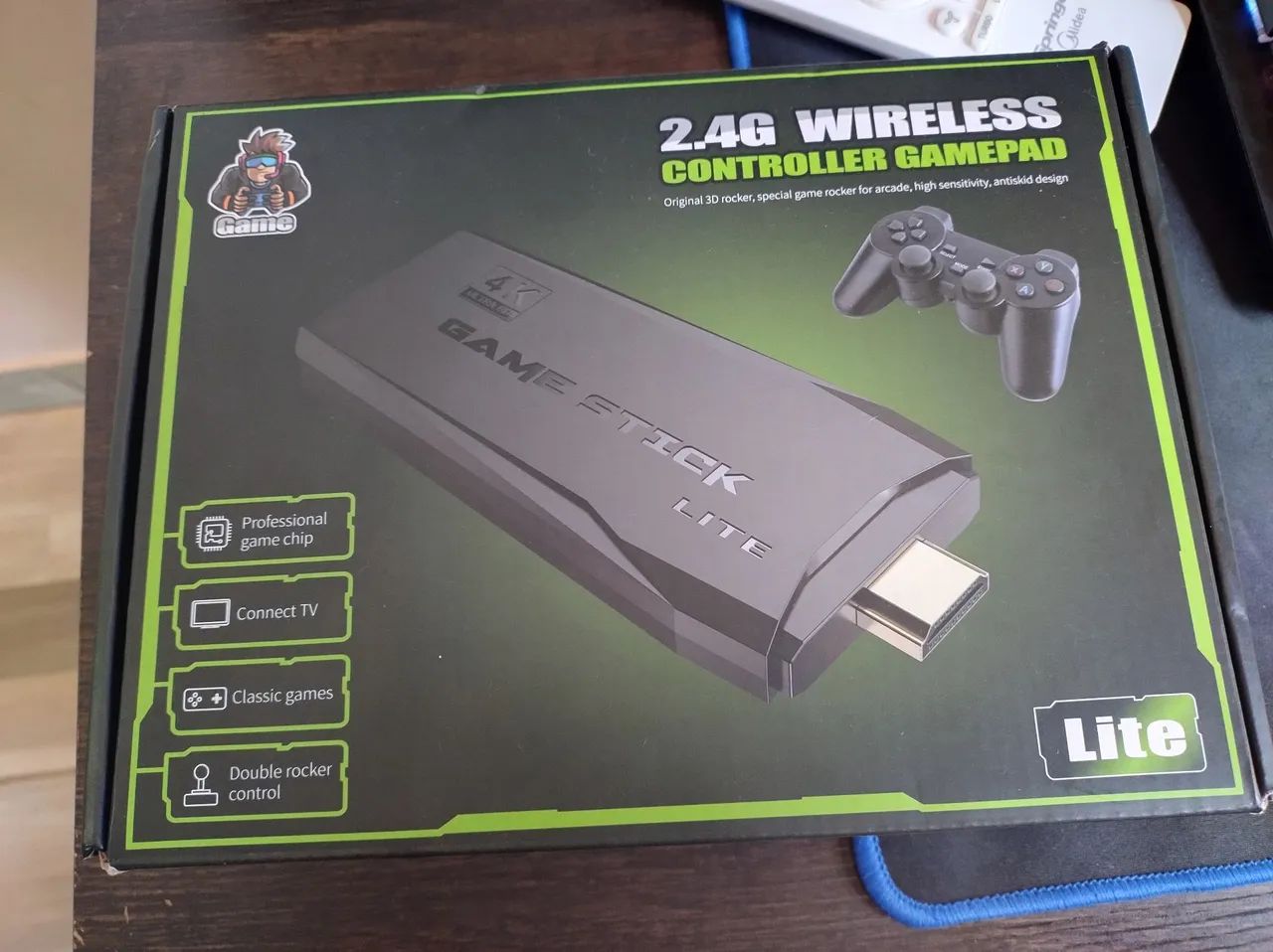 Game stick 4k lite 10 mil jogos clássicos - Consoles de Vídeo Game ...