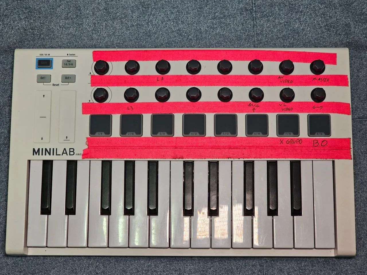 Teclado midi Arturia mini lab mk2 - Instrumentos musicais - Centro ...