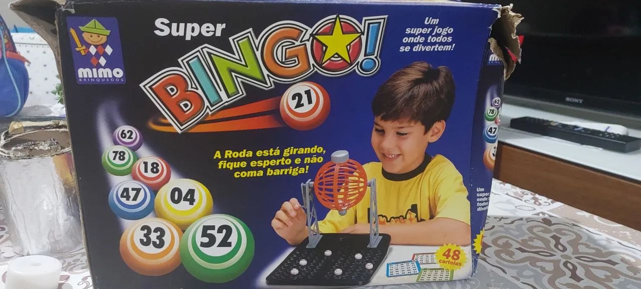 Jogo de Bingo - Brinquedo Educativo..estar com marcas de uso mais tá COMPLETO! - Equipamentos ...