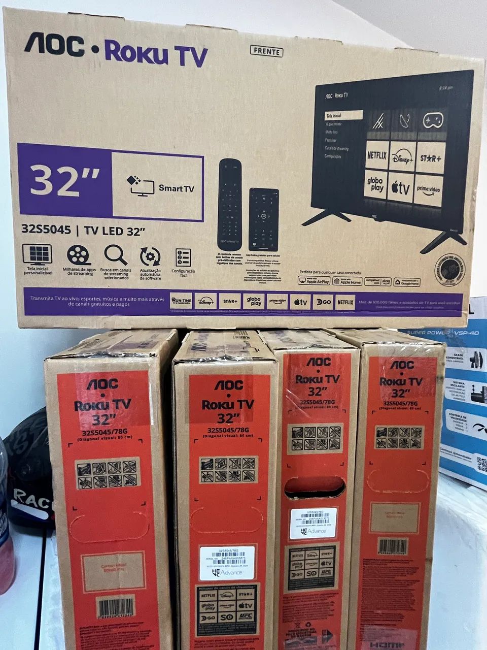 SMART TV AOC- PHILPS 32 HD TOKU - TVs - Lago Azul, Manaus 1505109956 | OLX