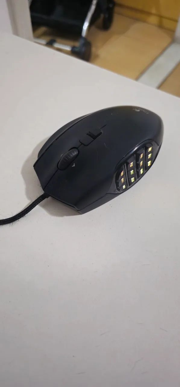 Mouse Gamer Logitech G600 com 20 botões iluminação RGD com fio ...