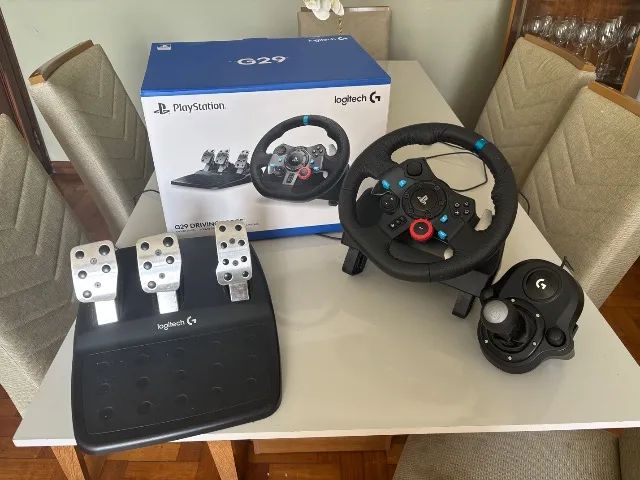 Volante Logitech G29 Driving Force para PS5, PS4, PS3 e Pc - Peças e ...