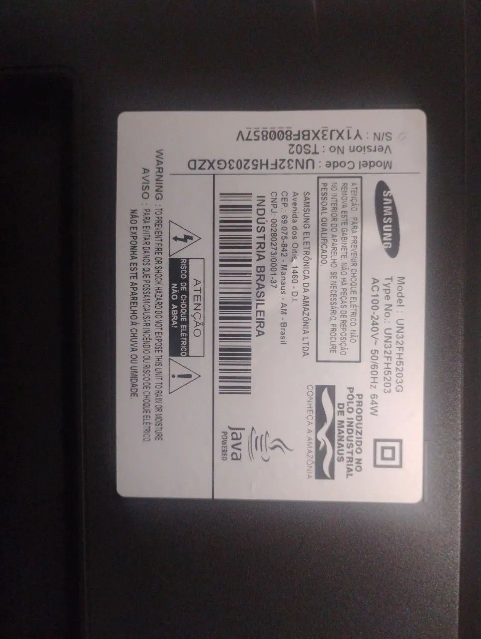 Tv Samsung un32fh5203g 32 polegadas - TVs - Senador Camará, Rio de Janeiro 1461330703 | OLX
